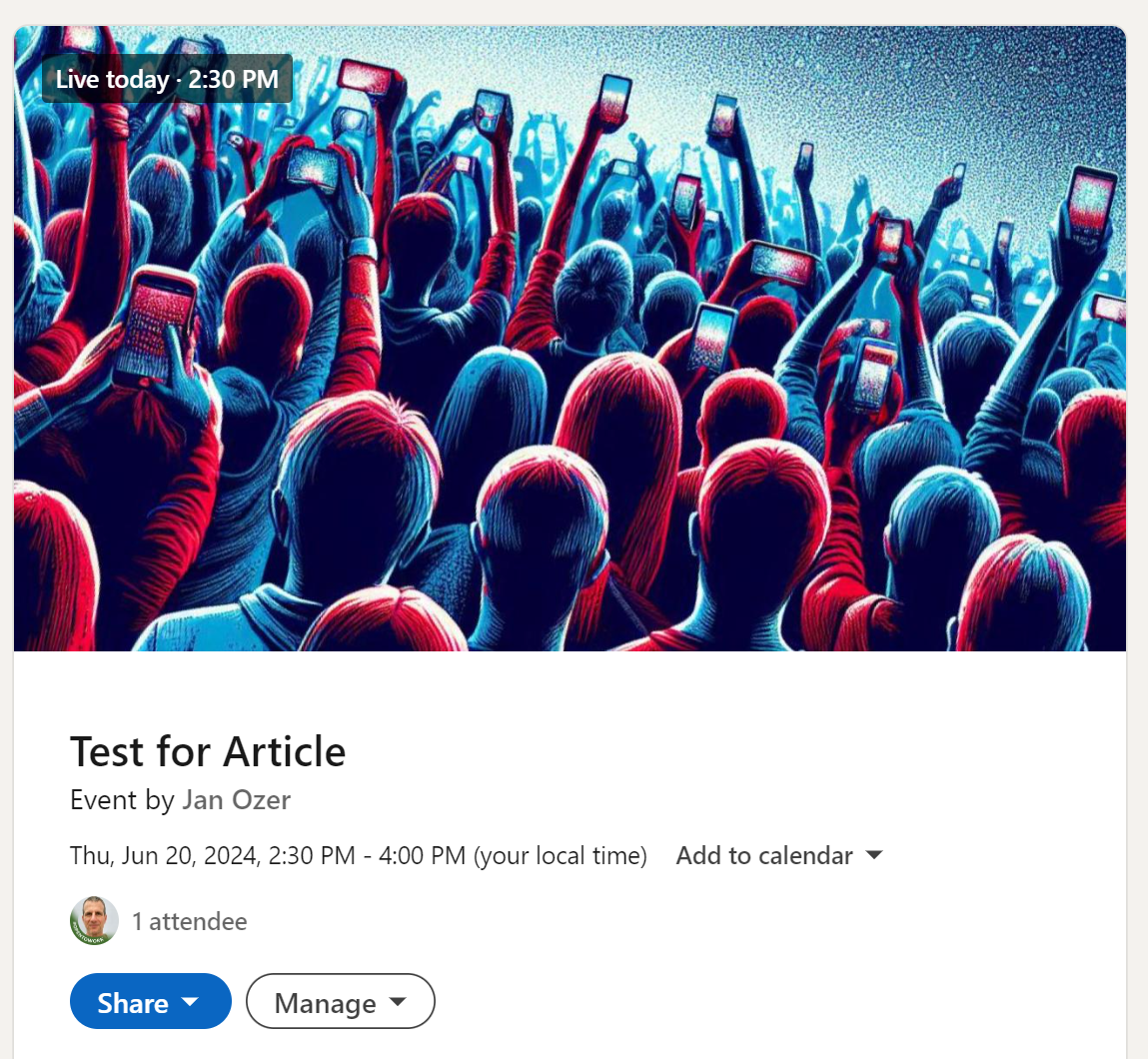LinkedIn Live: How to Nail for Your First Event - Streaming Learning Center