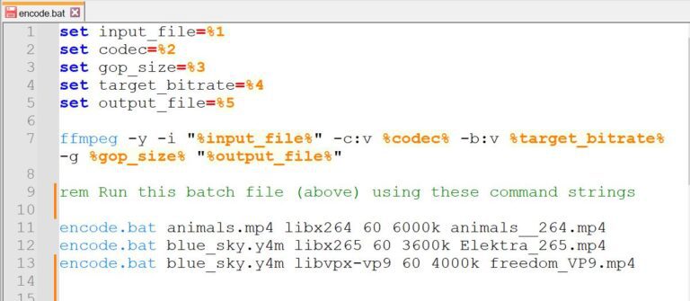 Simplify Your Workflow Command Line Variables In Ffmpeg Batch Files Streaming Learning Center 2110